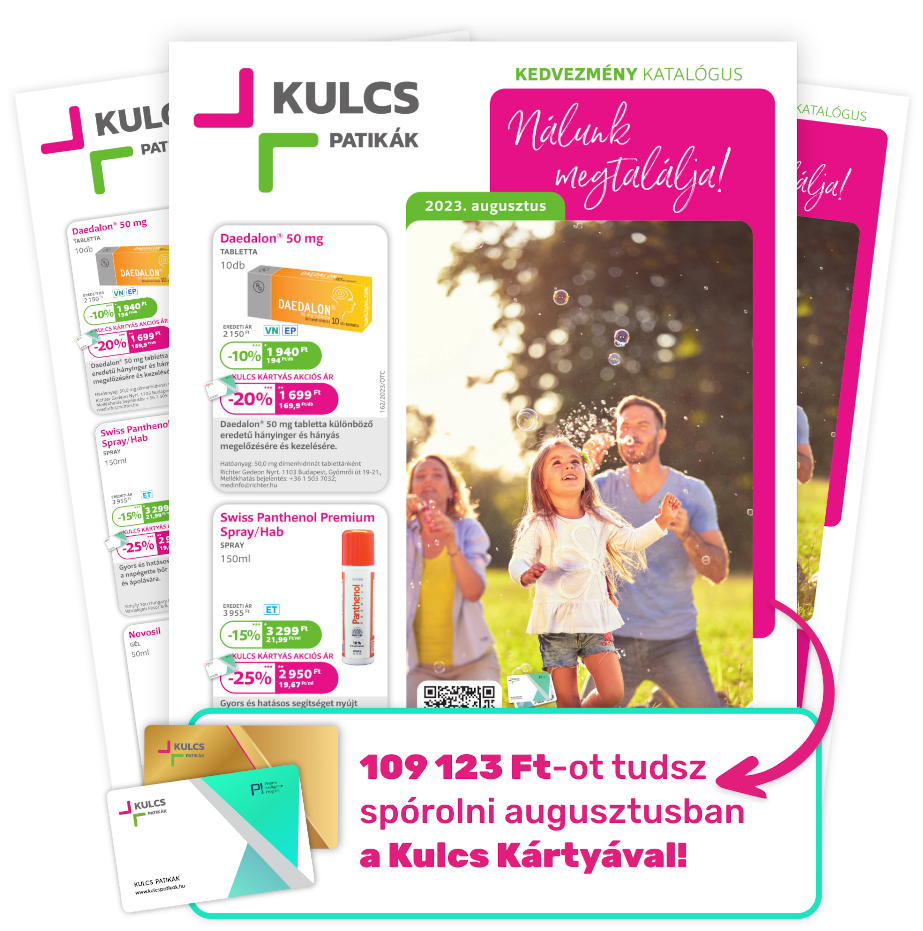 Kedvezmény - Kulcs Patikák